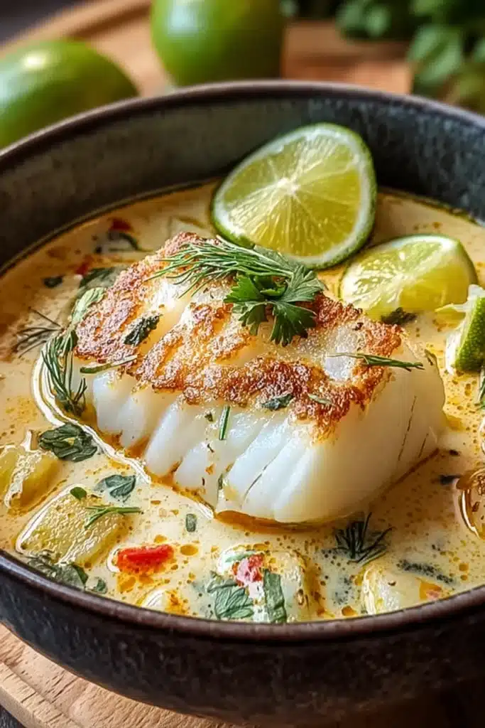 Coconut Lime Fish Soup Recipe | Easy, Creamy & Delicious