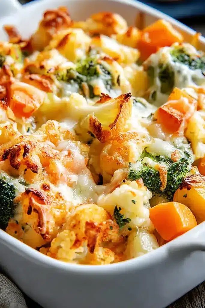 Creamy Vegetable Casserole | Easy, Cheesy, Comforting Recipe