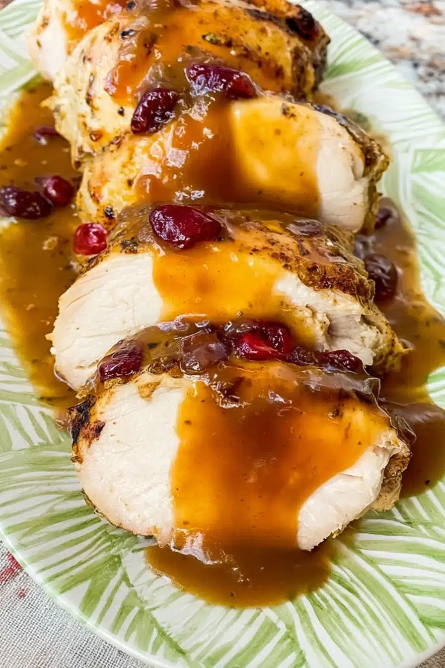 Crock Pot Turkey Breast with Cranberry Easy Holiday Favorite