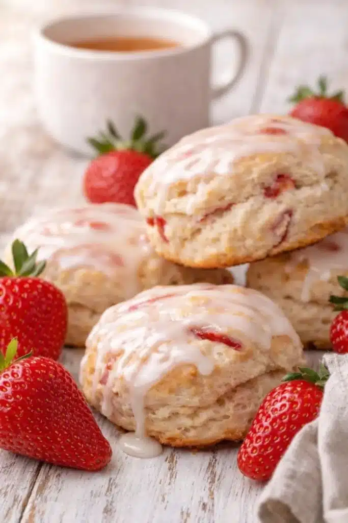 Strawberry Biscuits Recipe | Easy, Flaky & Delicious Treat