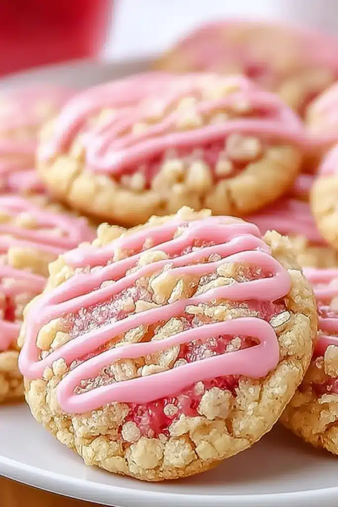 Strawberry Crunch Cookies – Amazing Soft & Crunchy Treat