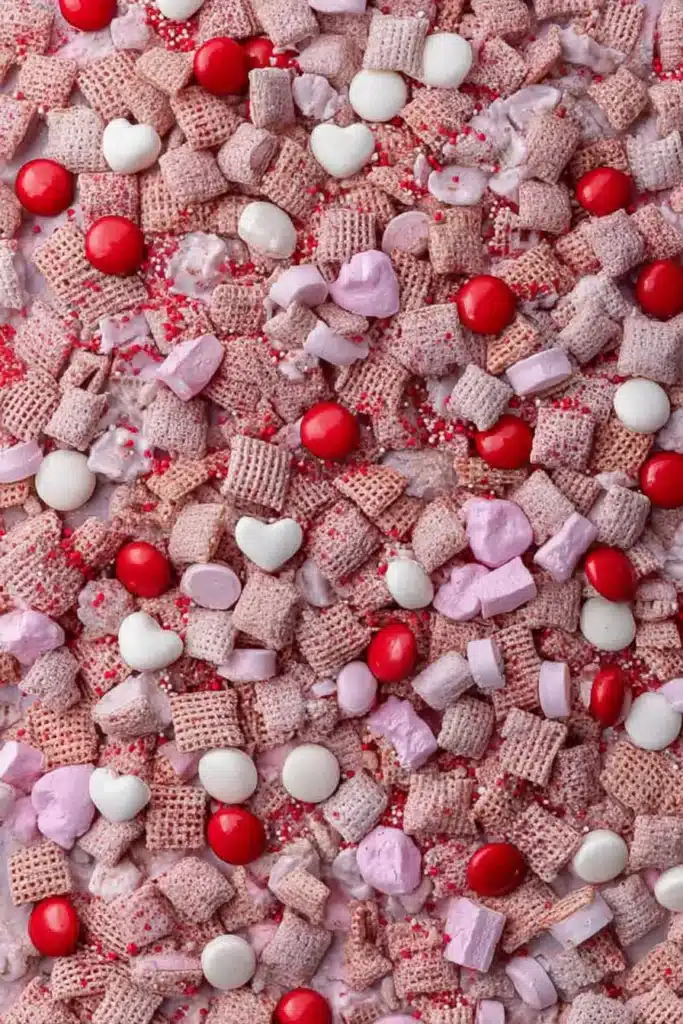 Valentine’s Day Muddy Buddies Recipe | Sweet & Easy Treat